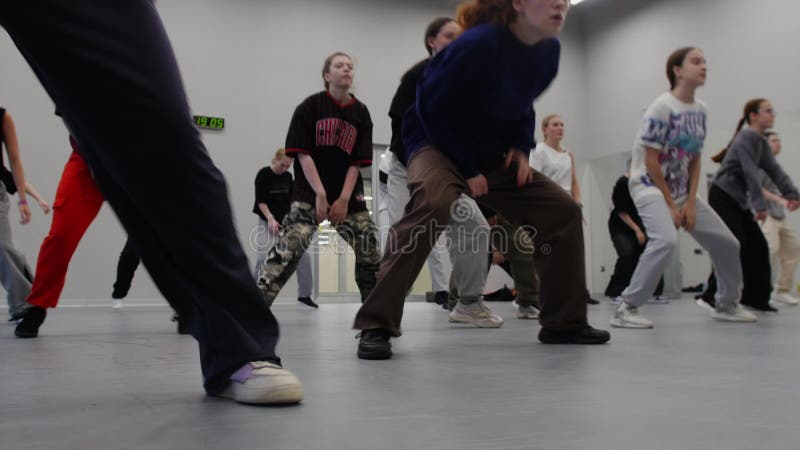 08-08-2022 RUSSIA, KAZAN: Dancing Class in the Studio Stock Video ...