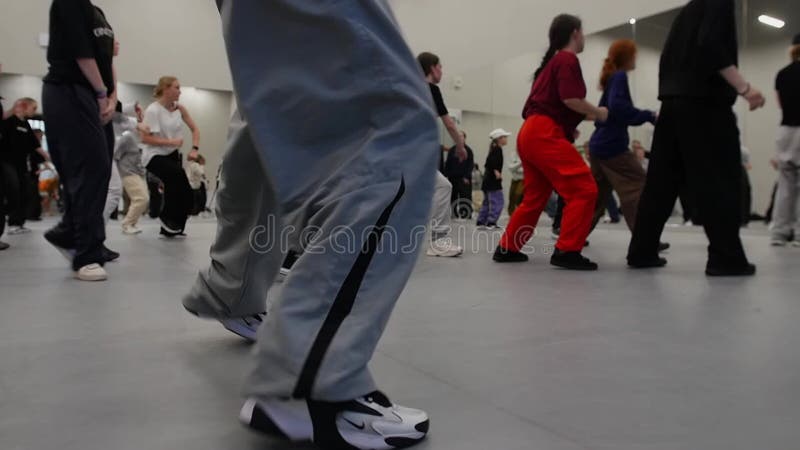 08-08-2022 RUSSIA, KAZAN: Dancing Master Class - Group of People ...