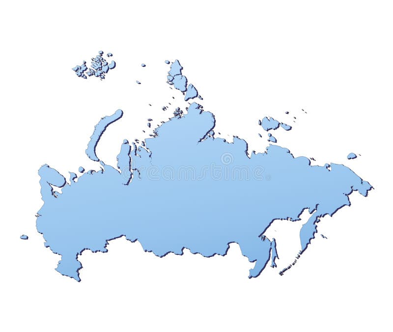 Russia map stock illustration. Illustration of geography - 4562111