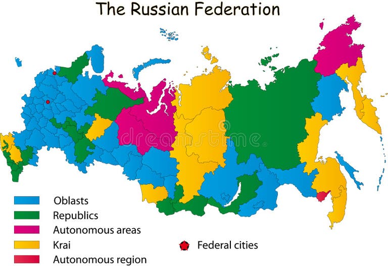 Russian Federation Map Regions Stock Illustrations – 179 Russian ...