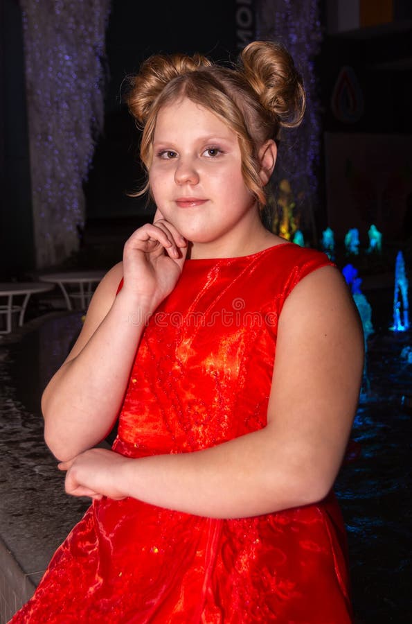 Russia, Moscow - 2023. Child Models Present Clothes by Different ...