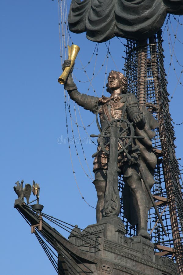 Russia.Moscow. Peter the Great Editorial Stock Image - Image of moscow ...