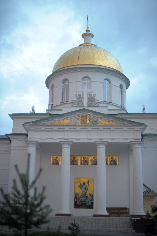The Holy Assumption Pskov-Pechersky Monastery Editorial Image - Image ...