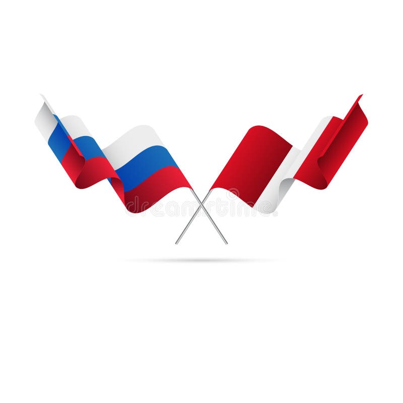 Russia Vs Peru Smoke Flags Placed Side by Side Stock Illustration ...