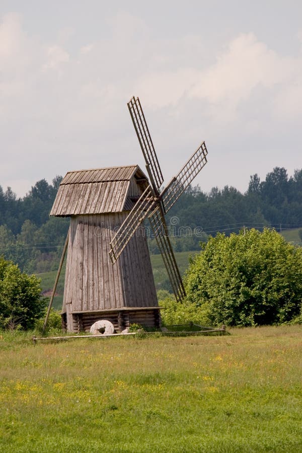Old windmill stock photo. Image of agriculture, field - 17729464