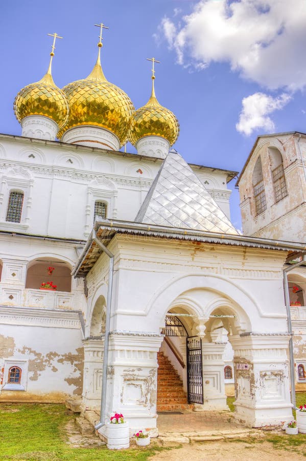 Russia Resurrection Monastery Uglich Stock Photo - Image of grass ...