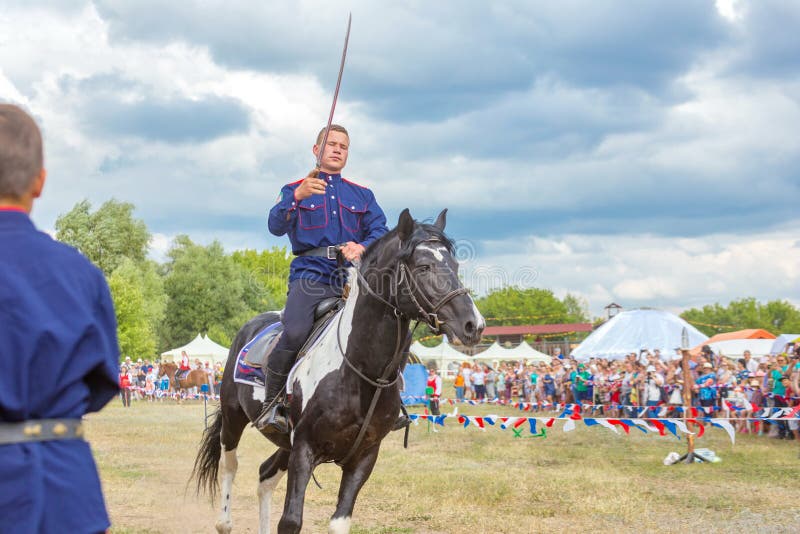 The Cossack Winner Monument - Ukrainian Cossack Spears a Two-headed ...