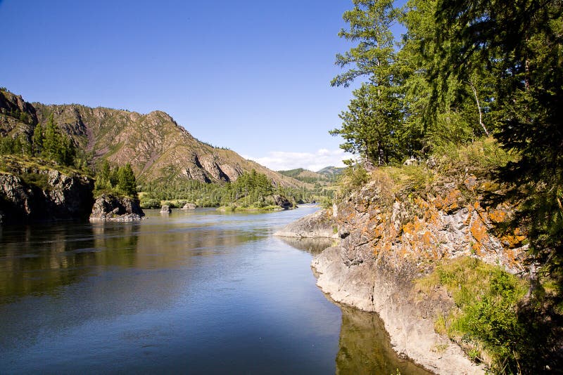 Russia, Siberia stock image. Image of lake, summer, river - 42937591