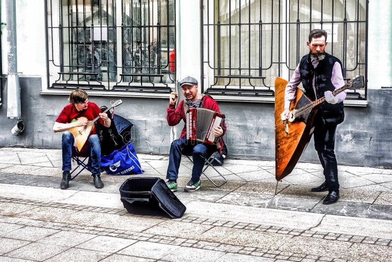 Russia Street Artists editorial stock photo. Image of russia - 70010663