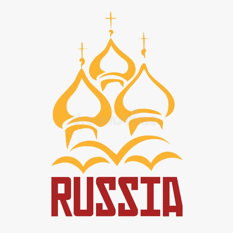 Russia Symbol Icon Illustration Stock Illustration - Illustration of ...