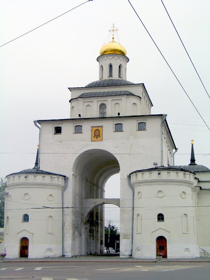 Russia. Vladimir stock image. Image of russian, gate, dome - 7939937