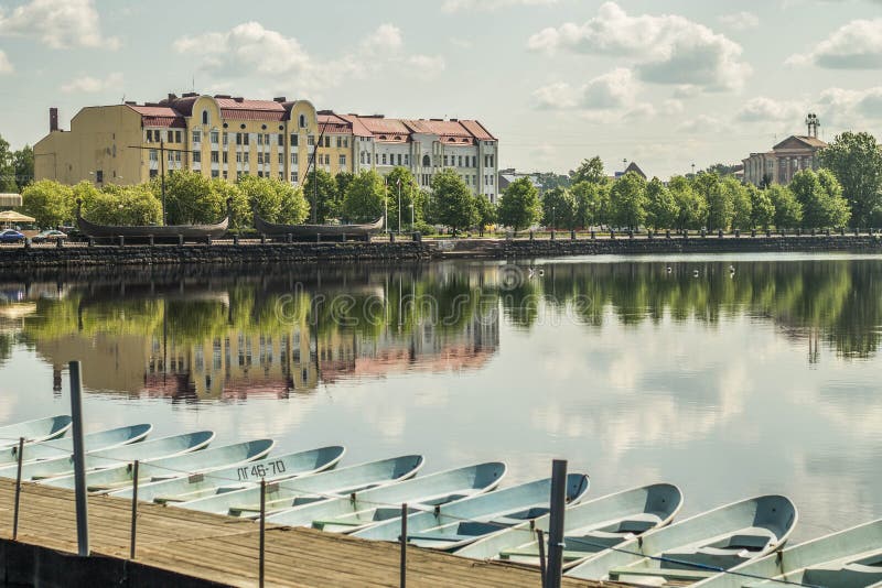 Russia Vyborg city summer editorial stock photo. Image of landscape ...