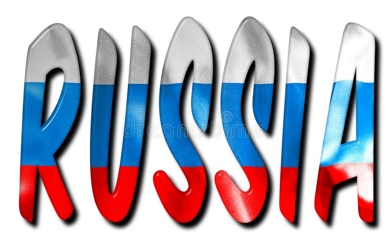 Russia Word Cloud Illustration Stock Illustration - Illustration of ...