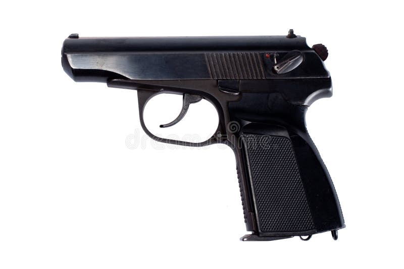 Russian 4.5mm Pneumatic Handgun Stock Image - Image of defense, makarov ...