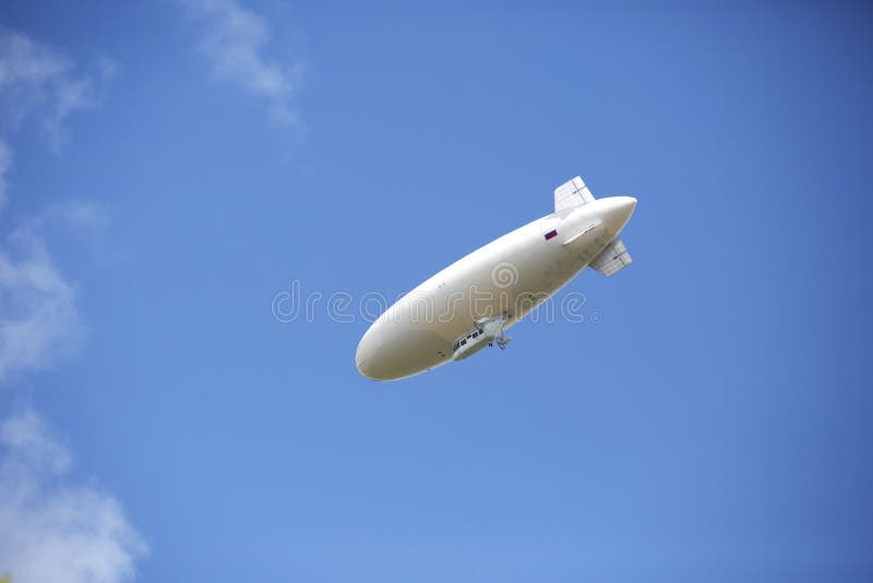 Russian Airship in the Sky. Stock Photo - Image of tourism, aircraft ...