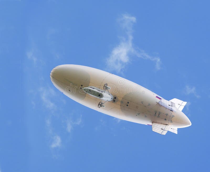 Russian Airship in the Sky. Stock Image - Image of tourism, safe: 55326251