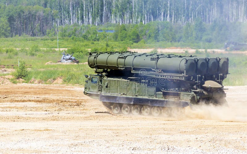 Russian Anti-aircraft Missile System of New Generation Stock Photo ...