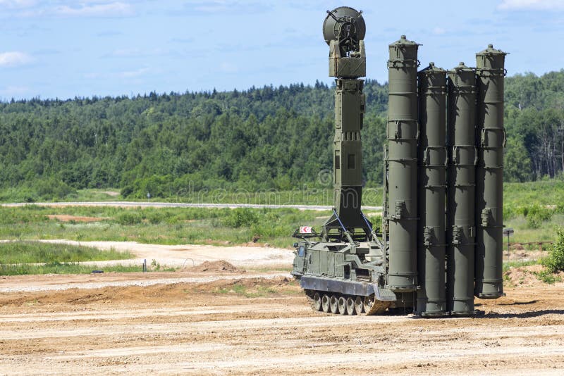 Russian Anti-aircraft Missile System of New Generation Stock Photo ...