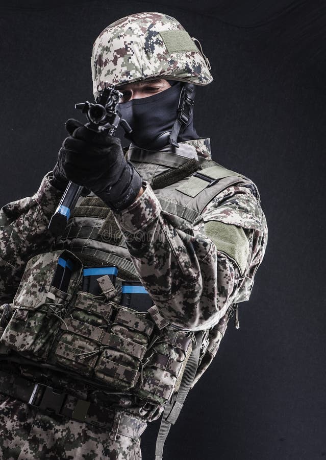 Russian armed forces stock photo. Image of people, guerilla - 86898006