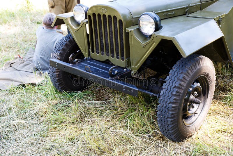 Russian Army Car during World War II. GAZ 1941-1945 Editorial Image ...