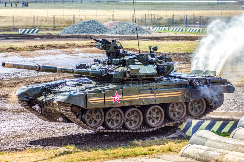 Russian Army T-72B3 Main Battle Tank at the Training Ground Editorial ...