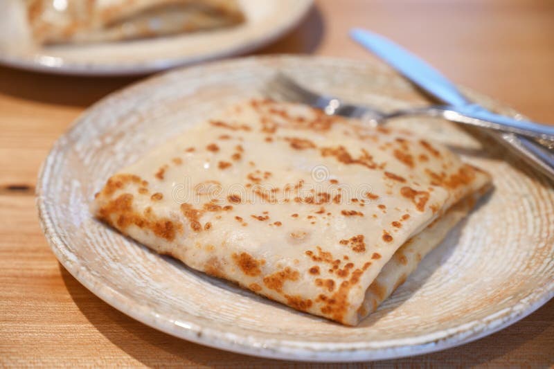 Russian Blinis on a plate stock photo. Image of blini - 171295768