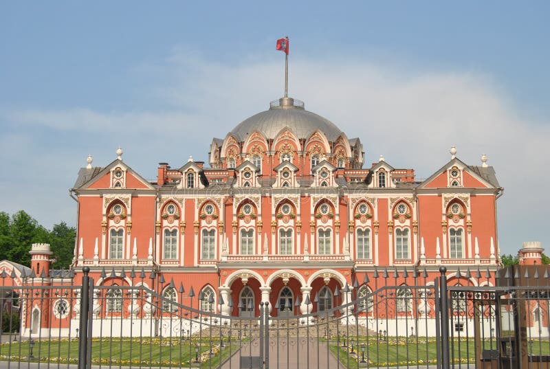 Russian Brick palace stock image. Image of petr, tsar - 23816273