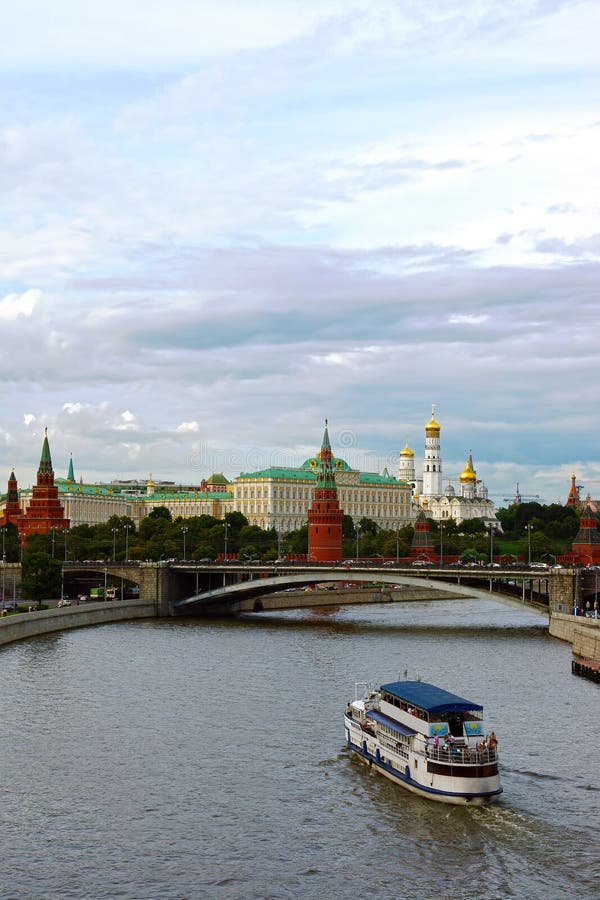 Russian Capital of Moscow Kremlin, Russia Stock Photo - Image of ...