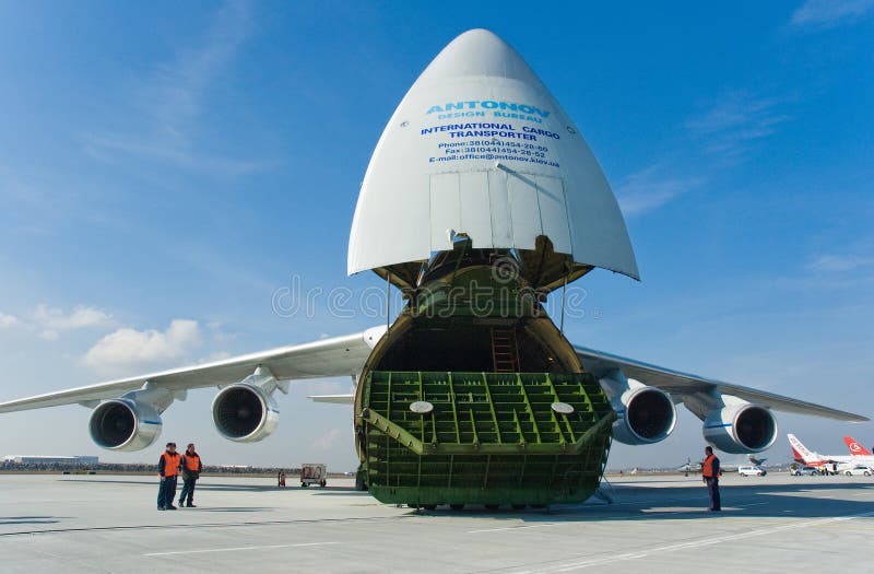 Russian cargo aircraft editorial image. Image of network - 4700105