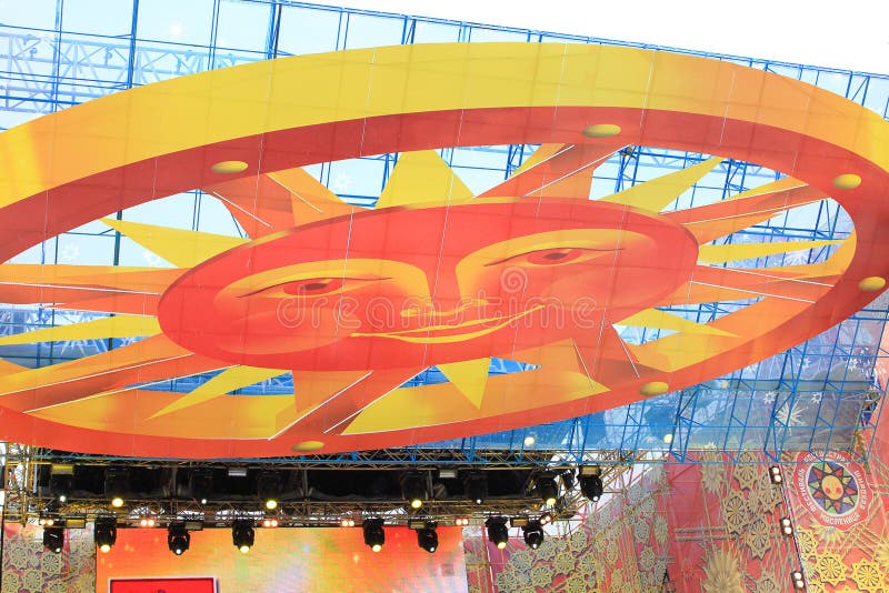 Russian Carnival (Maslenitsa) 2011, Moscow Editorial Stock Image ...