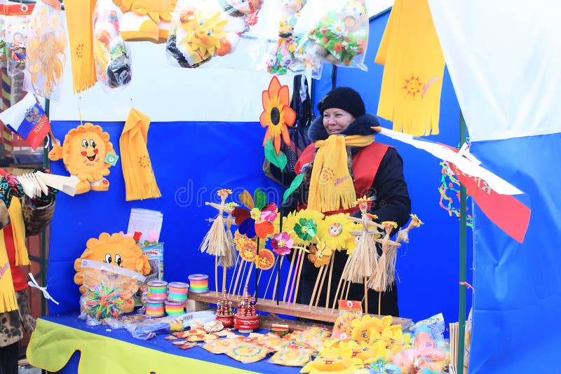 Russian Carnival (Maslenitsa) 2011, Moscow Editorial Stock Image ...