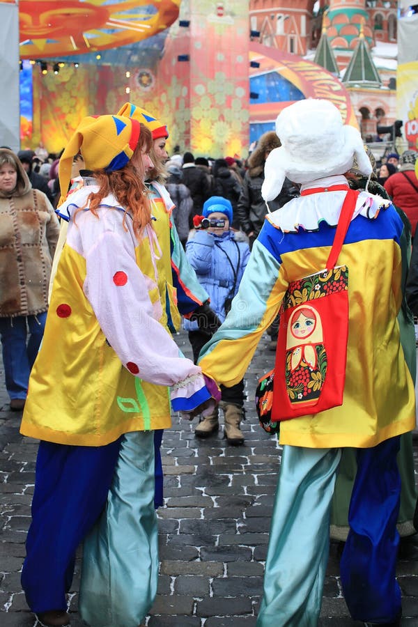 Russian Carnival (Maslenitsa) 2011, Moscow Editorial Stock Image ...