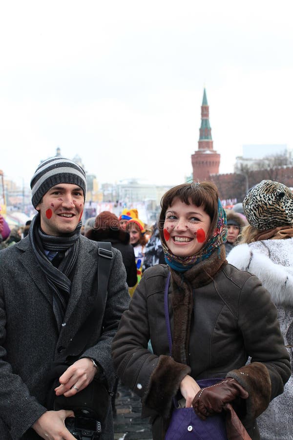 Russian Carnival (Maslenitsa) 2011, Moscow Editorial Stock Image ...