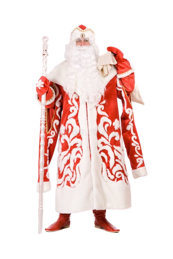 Russian Christmas Character Ded Moroz Stock Photo - Image of gauntlet ...