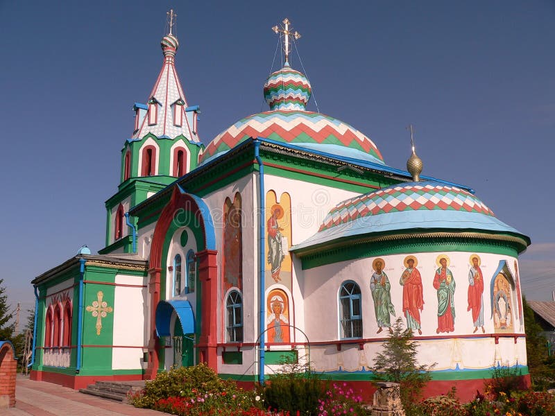 Russian church stock photo. Image of extraordinary, russia - 1288580