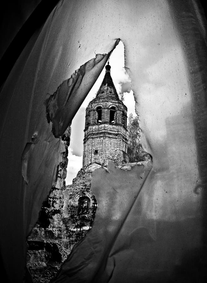 Russian Church in Kostroma. Stock Photo - Image of ruined, shrine: 56561236