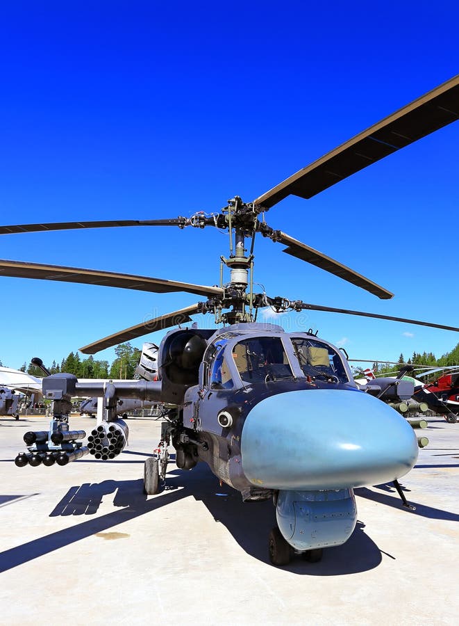 Russian combat helicopter stock image. Image of armed - 83088241