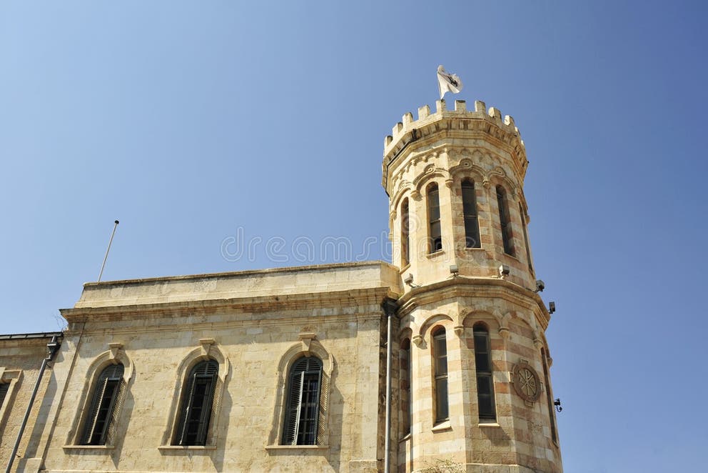 Russian Compound in Jerusalem. Stock Photo - Image of pilgrimage ...