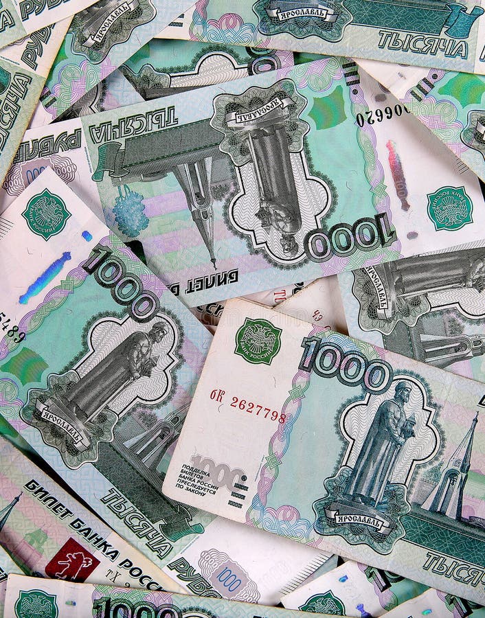 Russian Currency Background Stock Image - Image of national, detail ...