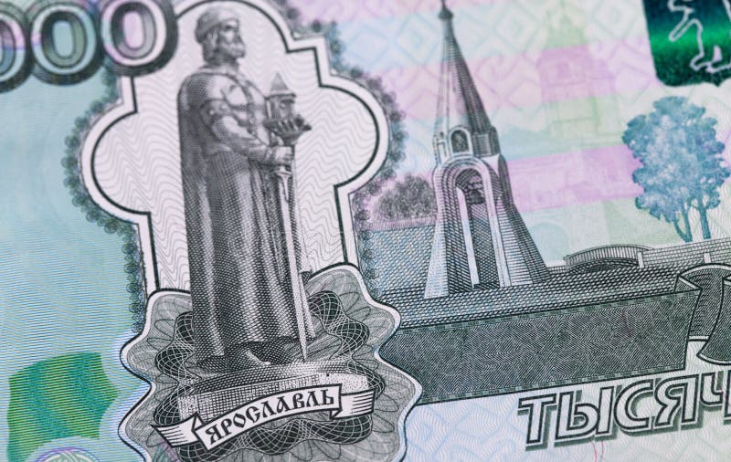 Russian Currency of 1000 Rubles Stock Photo - Image of prosperity, five ...