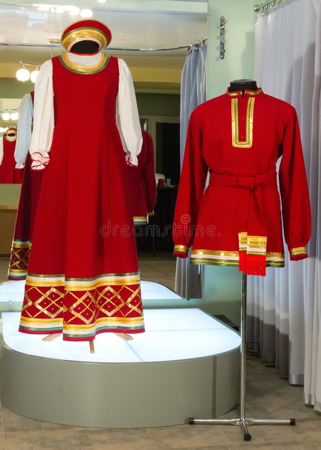 Russian dance costume stock photo. Image of blouse, style - 41628038