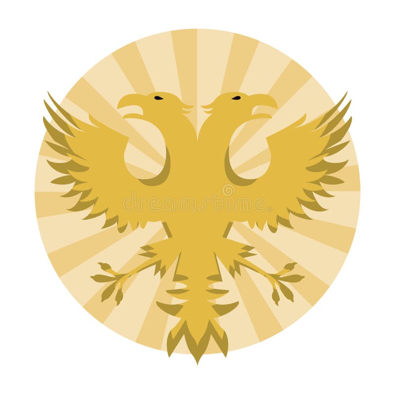Eagle Imperial Heraldic Symbol Stock Vector - Illustration of flag ...