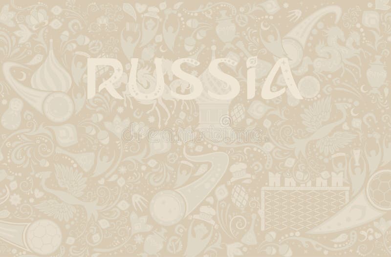 Russian Background, Vector Illustration Stock Vector - Illustration of ...