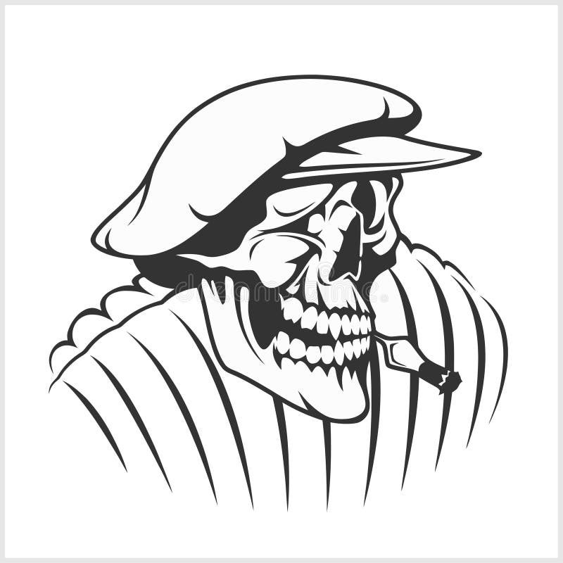 Russian Farmer - Skull and Symbols Stock Vector - Illustration of ...