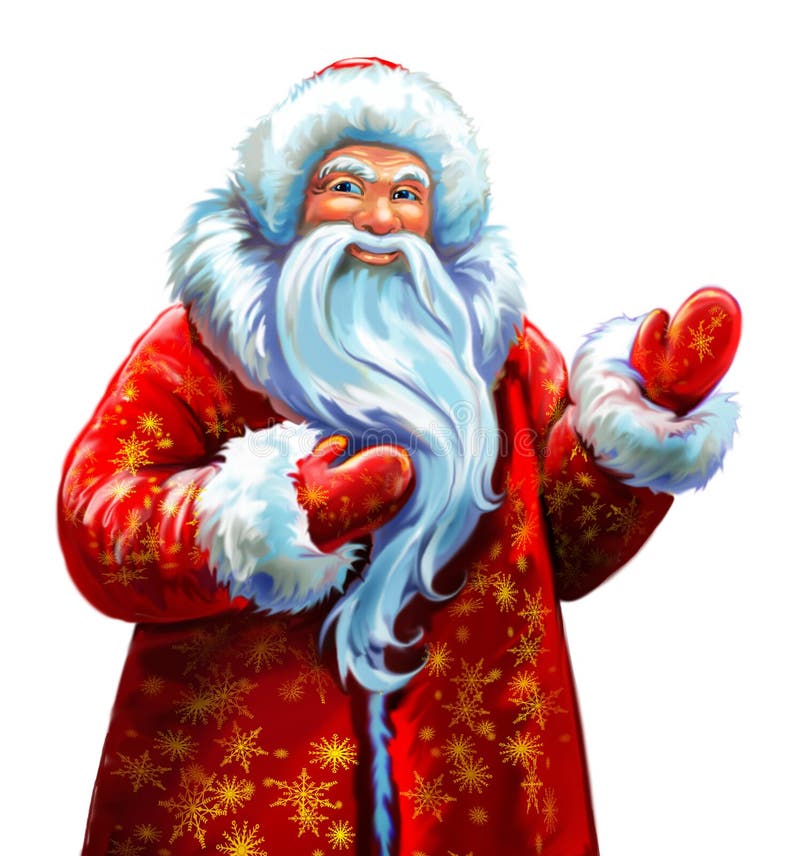 Russian Father Frost stock illustration. Illustration of december ...