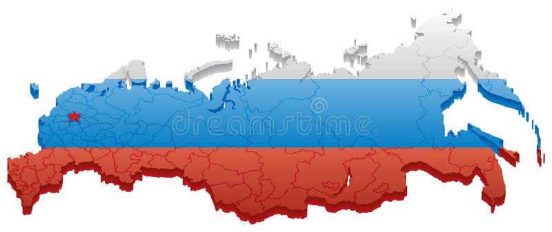 Russian Federation stock vector. Illustration of territories - 14703438