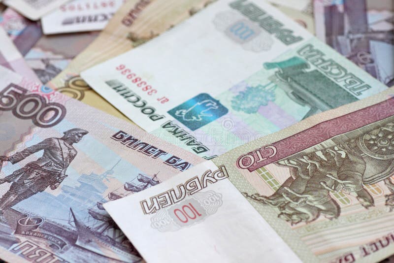 Russian Federation Banknotes Stock Photo - Image of russian, financial ...