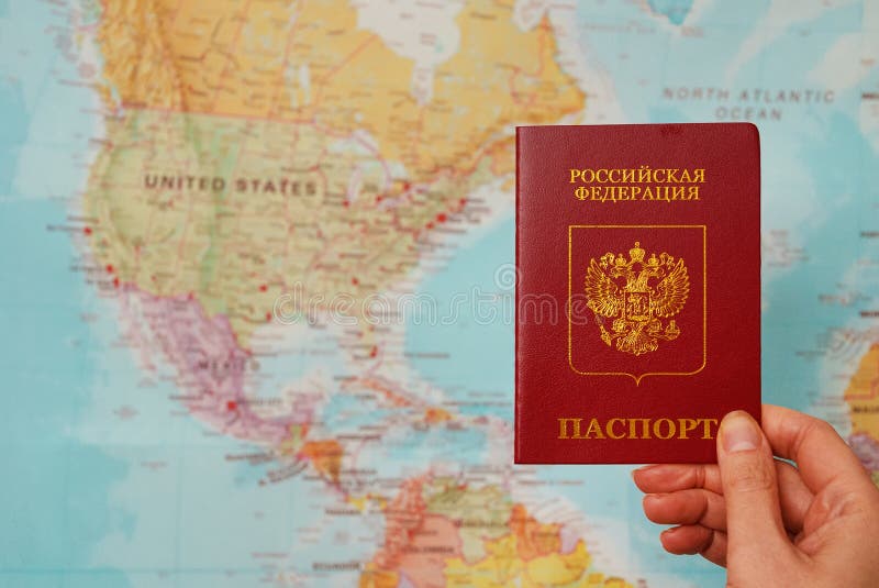 Russian Federation Passport Stock Photo - Image of identity, federation ...