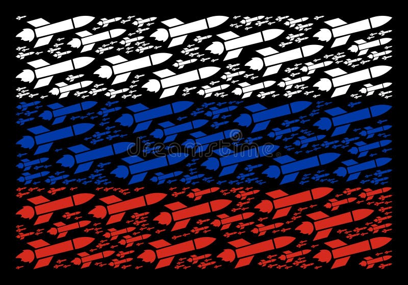 Missile Launch Collage of Binary Digits Stock Vector - Illustration of ...