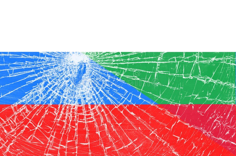 Russian Flag with the Cracks. Stock Image - Image of force, ukrainian ...